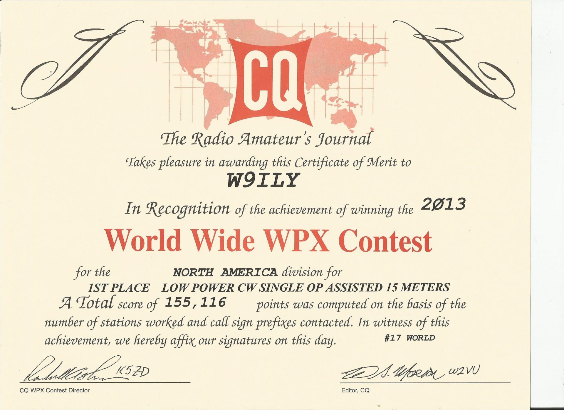 WPX Awards – Metro DX Club