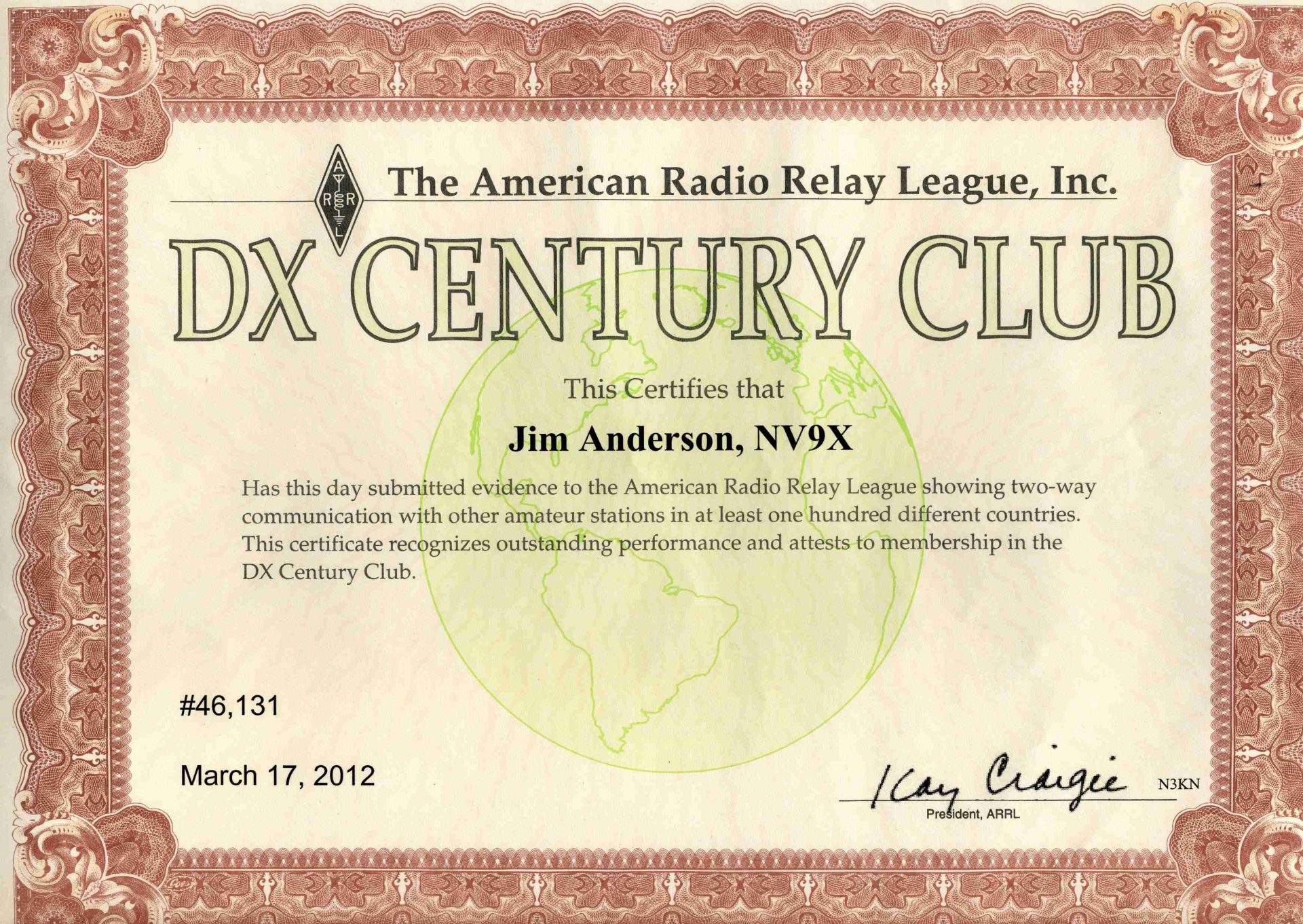 DXCC Awards – Metro DX Club