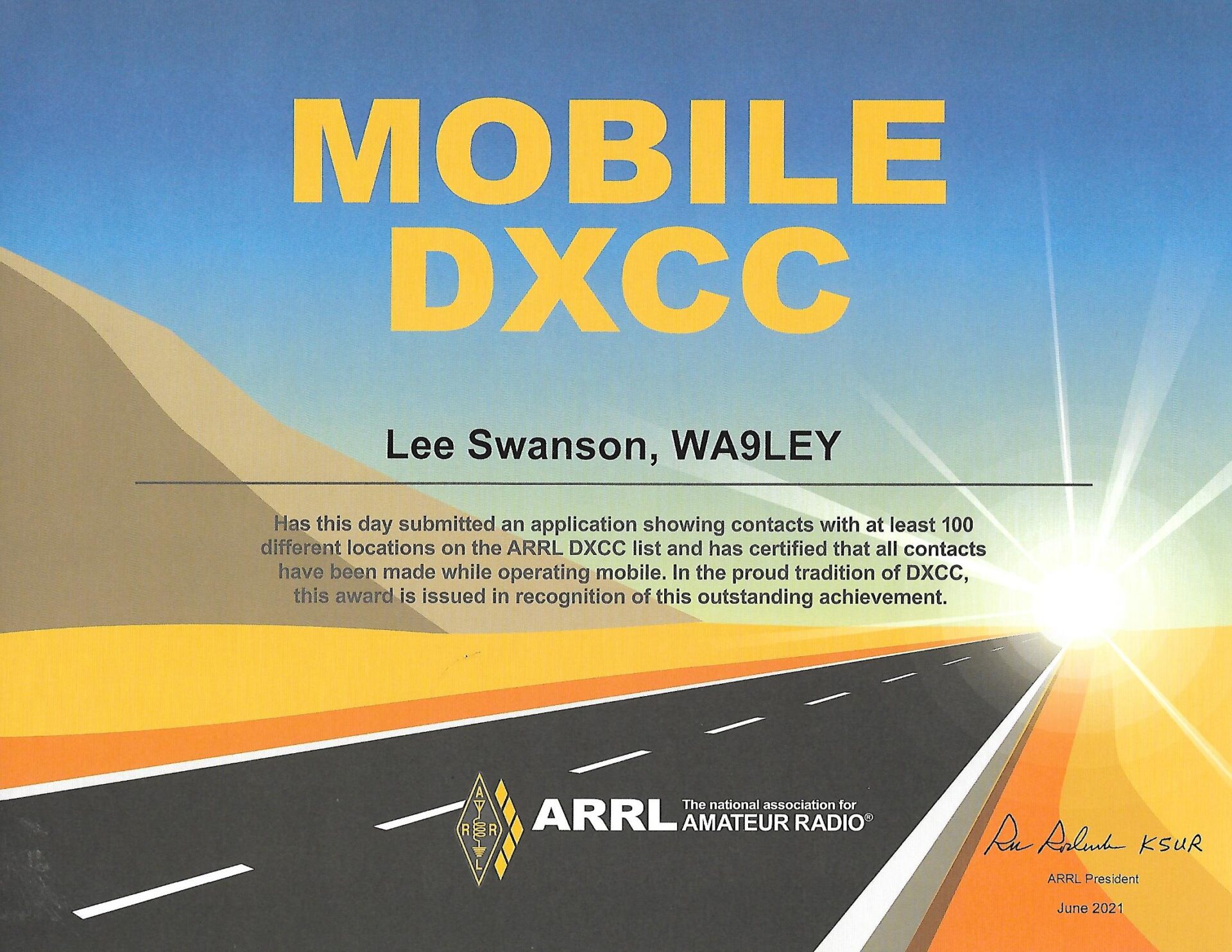 DXCC Awards – Metro DX Club